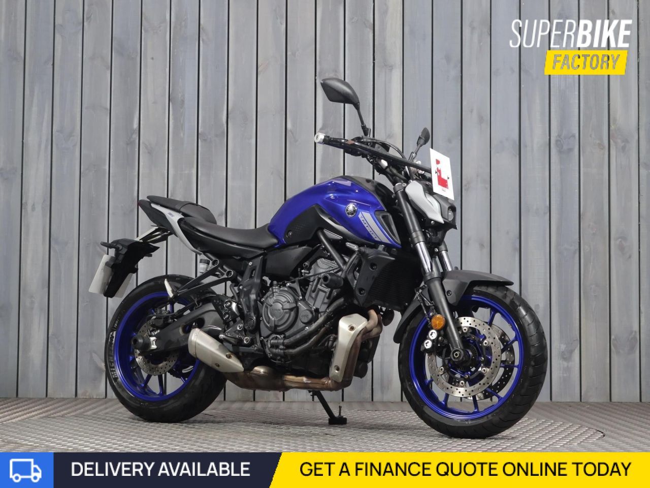 2021 YAMAHA MT-07 BLUE with 23720 miles - Used Motorbikes Dealer ...