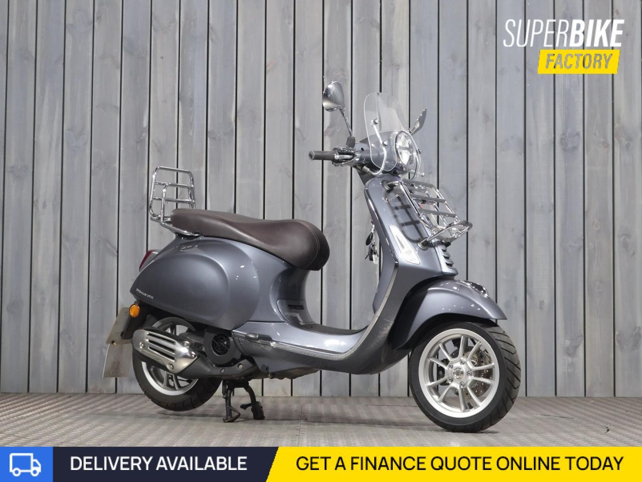 2021 PIAGGIO VESPA PRIMAVERA GREY with 2000 miles - Used Motorbikes ...