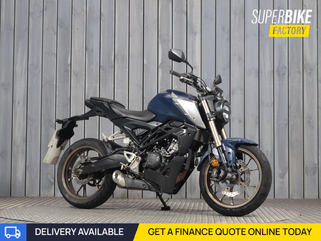 2021 HONDA CB125R BLUE with 15283 miles - Used Motorbikes Dealer ...