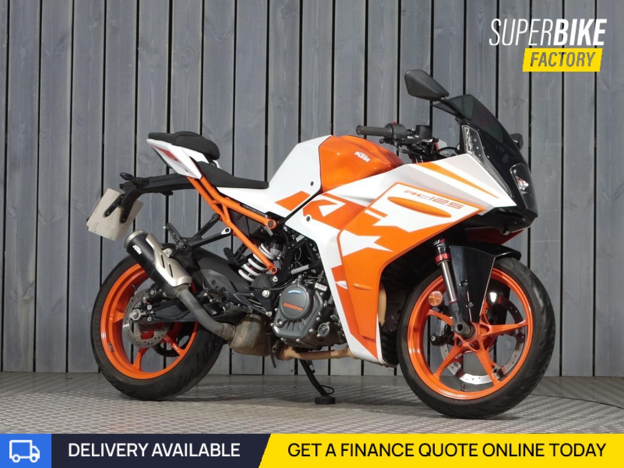 2023 KTM RC 125 WHITE with 5757 miles - Used Motorbikes Dealer ...