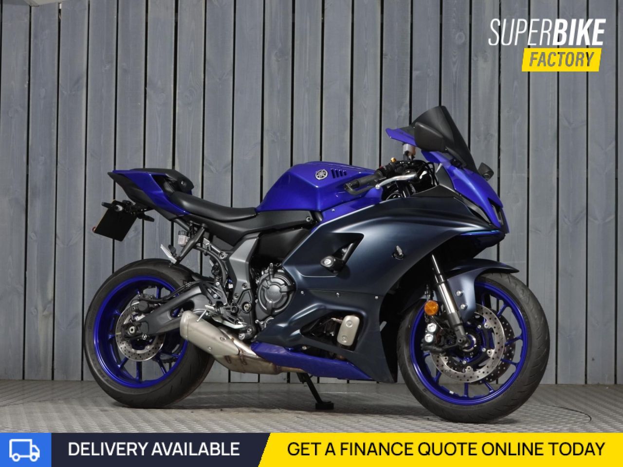 2023 YAMAHA R7 BLUE with 91 miles - Used Motorbikes Dealer: Cheshire ...