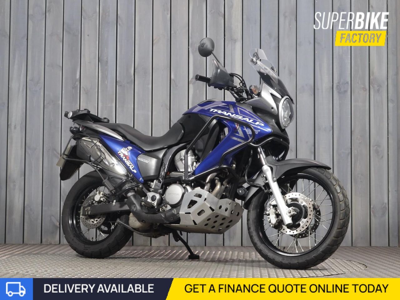 2008 HONDA XL700VA TRANSALP BLUE with 20253 miles - Used Motorbikes ...