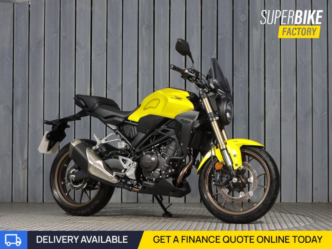2022 HONDA CB300R YELLOW with 1268 miles - Used Motorbikes Dealer ...