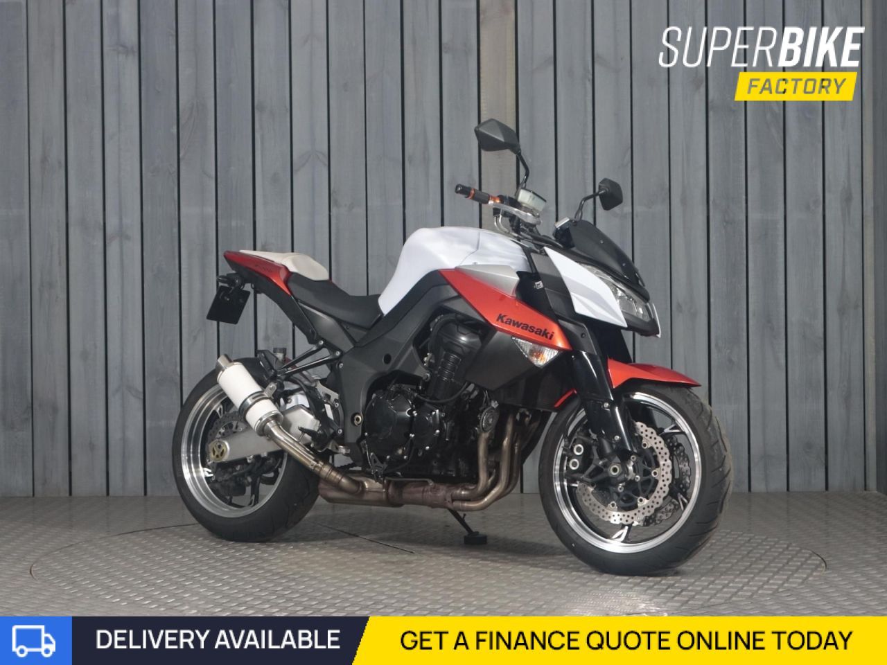 2012 KAWASAKI Z1000 WHITE with 10823 miles - Used Motorbikes Dealer ...