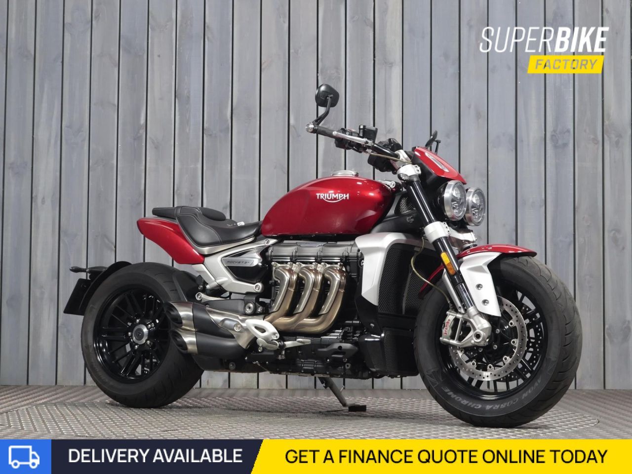2021 TRIUMPH ROCKET III RED with 4584 miles - Used Motorbikes Dealer ...