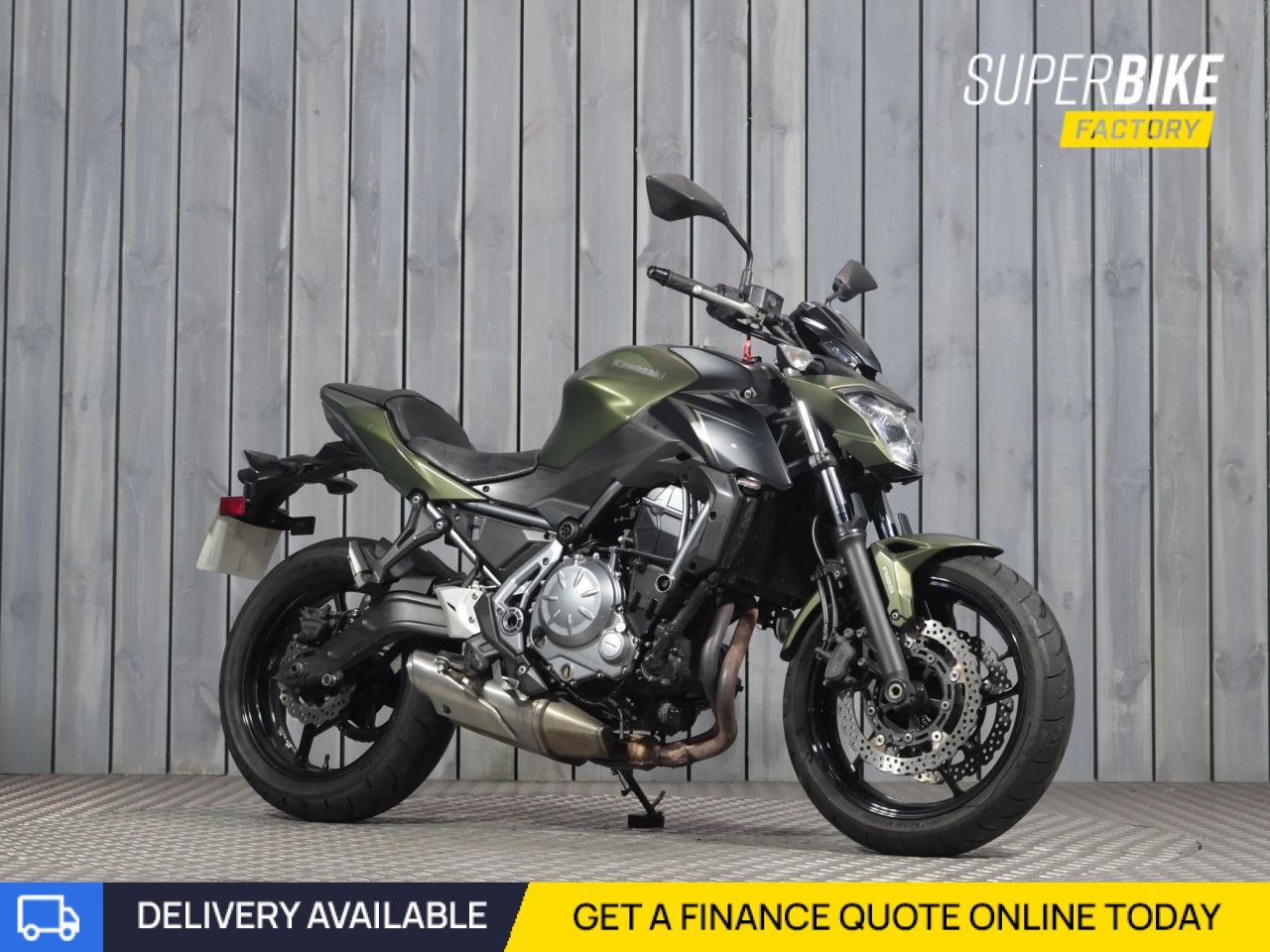 2017 KAWASAKI Z650 GREEN with 10041 miles - Used Motorbikes Dealer ...