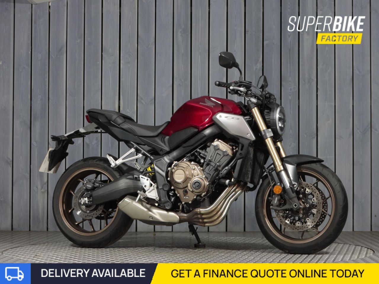 2022 HONDA CB650R RED with 2442 miles - Used Motorbikes Dealer ...