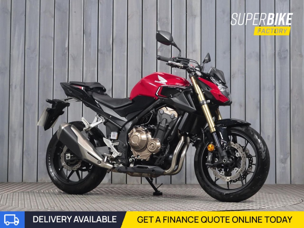 2023 HONDA CB500F RED with 3682 miles - Used Motorbikes Dealer ...