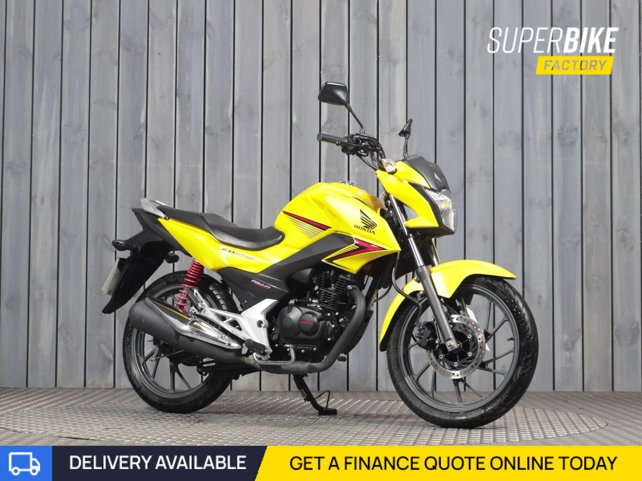 2017 HONDA CB125F YELLOW with 1240 miles - Used Motorbikes Dealer ...