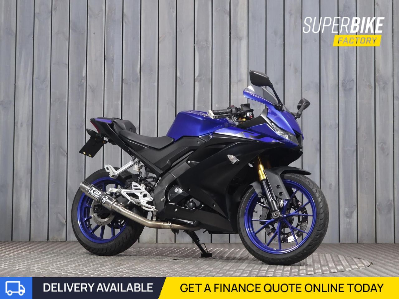 2019 YAMAHA R125 BLUE with 10559 miles - Used Motorbikes Dealer ...