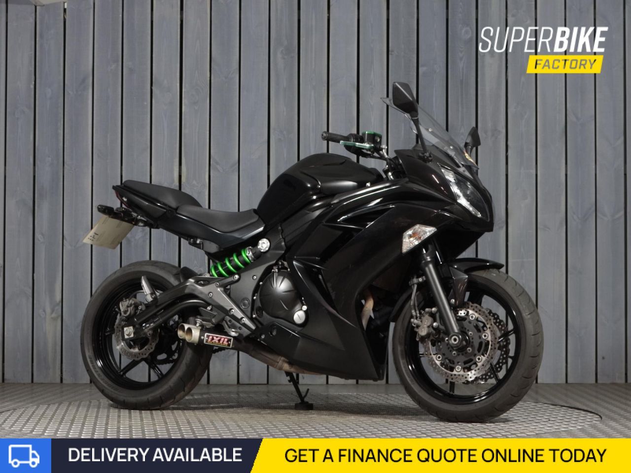 2016 KAWASAKI ER-6F BLACK with 12206 miles - Used Motorbikes Dealer: Cheshire & Donington Park ...