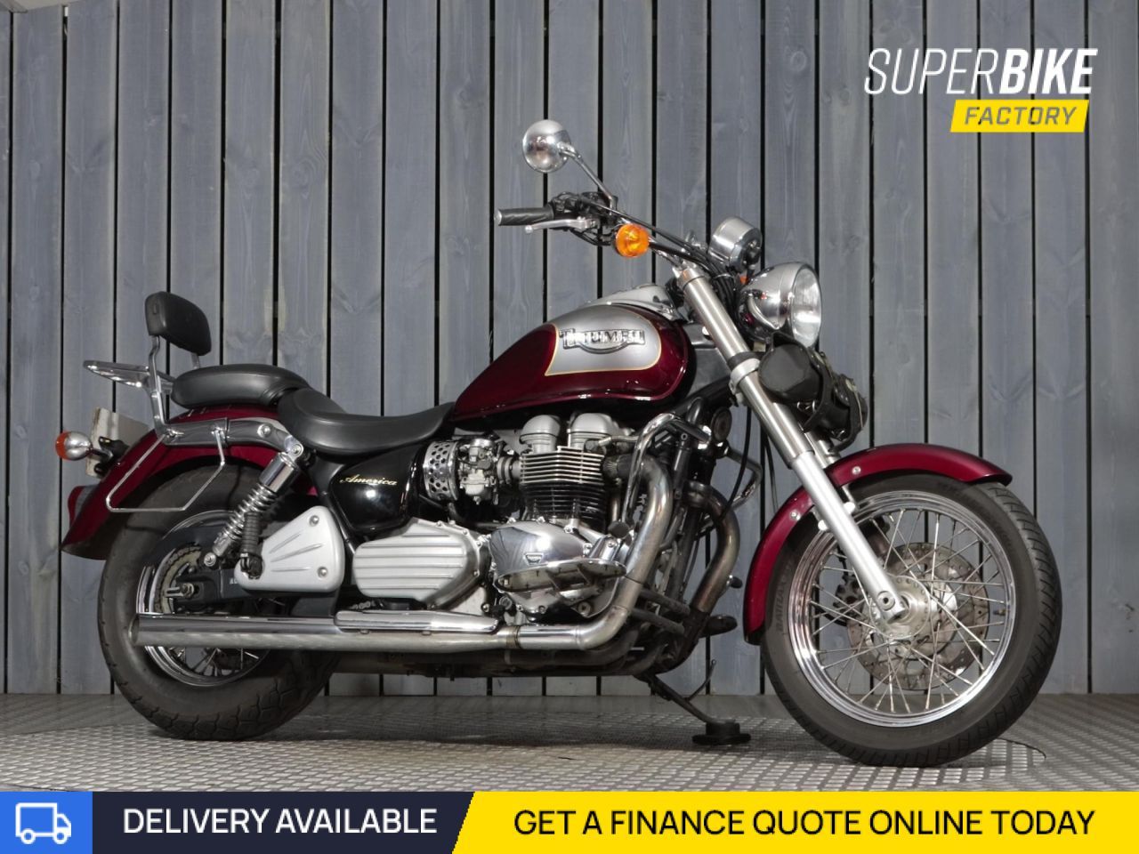 2006 TRIUMPH BONNEVILLE AMERICA 865 - 12753 miles | Superbike Factory