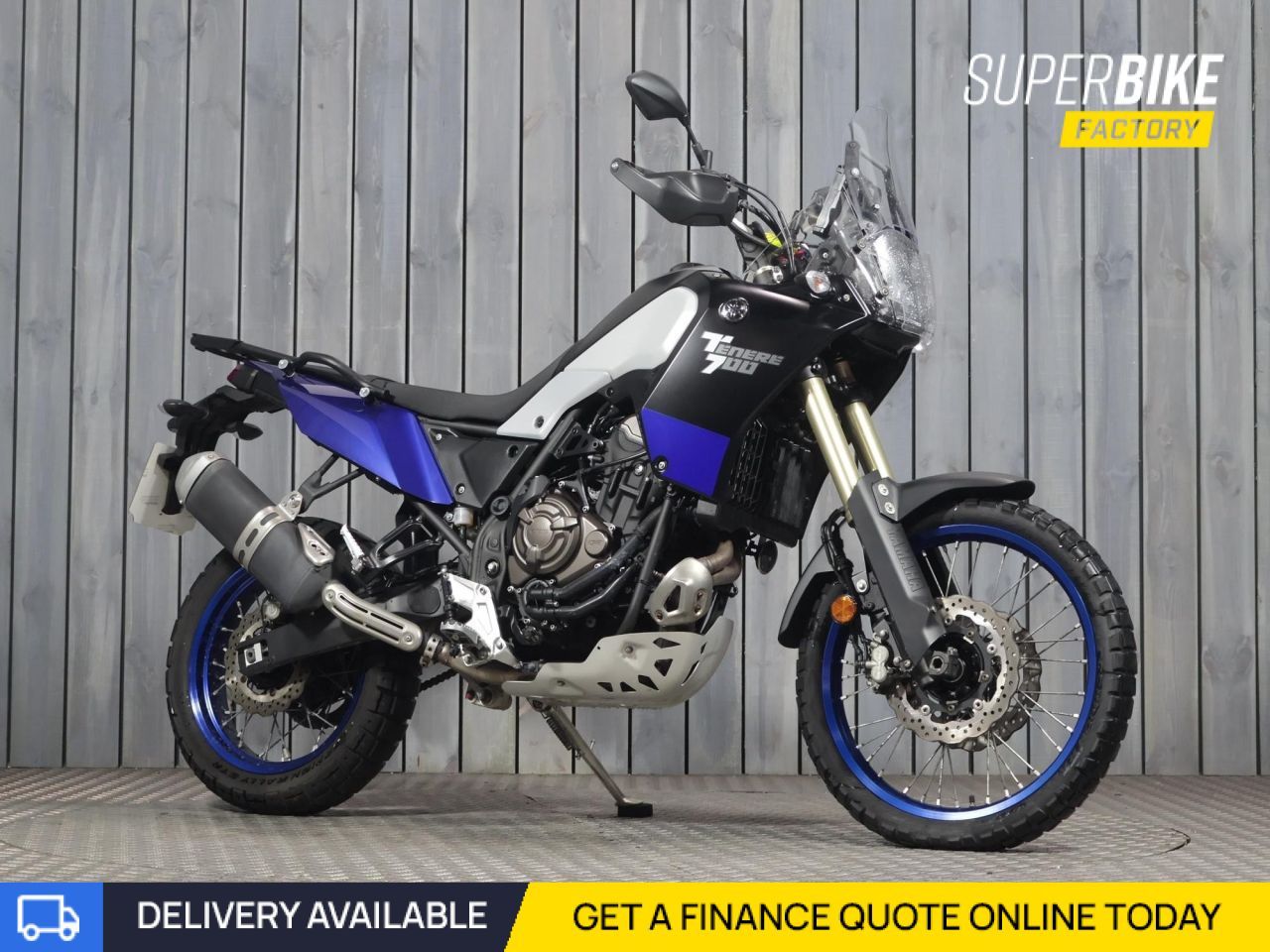 2022 YAMAHA TENERE 700 BLUE with 6662 miles - Used Motorbikes Dealer ...