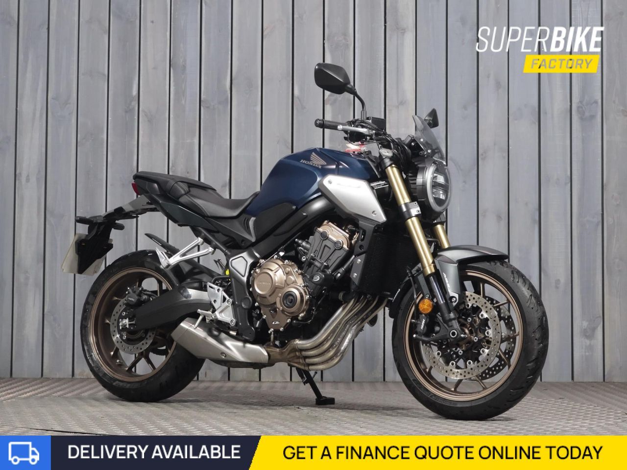 2023 HONDA CB650R BLUE with 6551 miles - Used Motorbikes Dealer ...