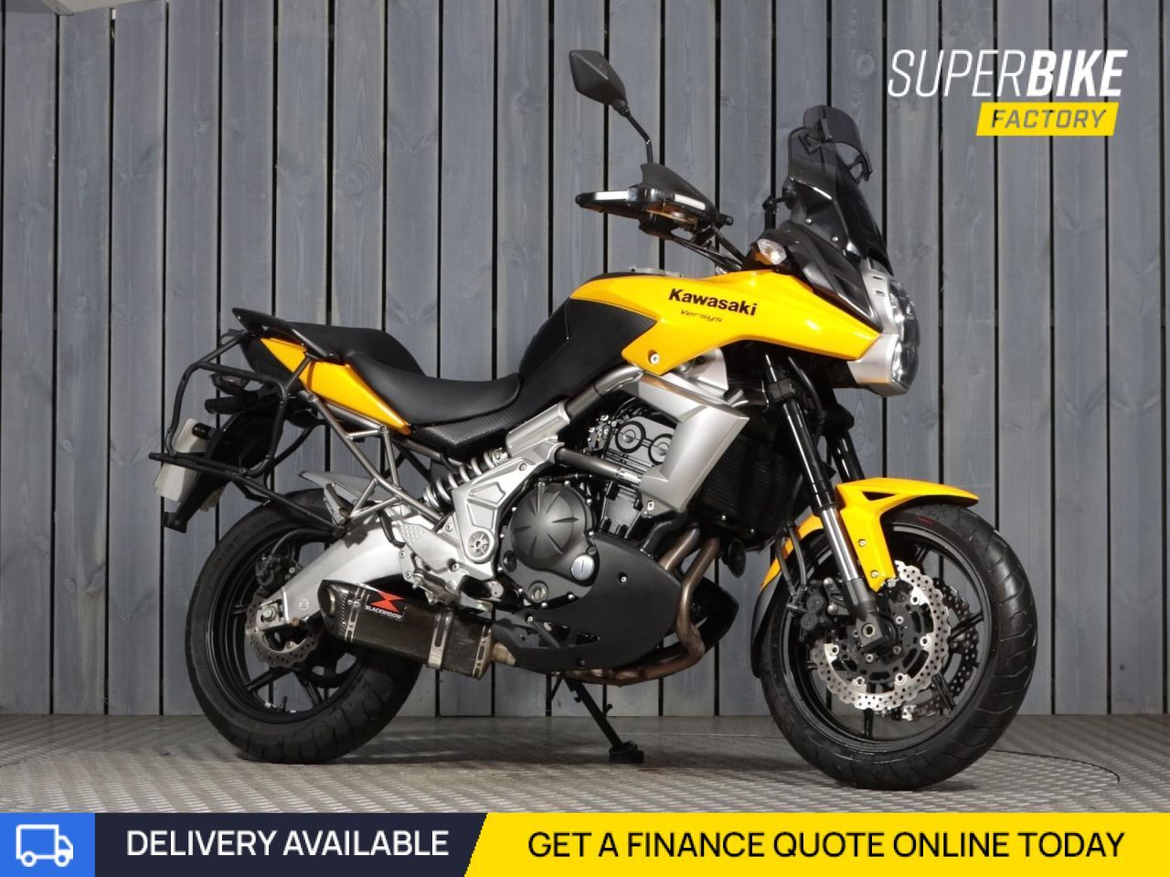 2012 KAWASAKI VERSYS 650 YELLOW with 7508 miles - Used Motorbikes ...