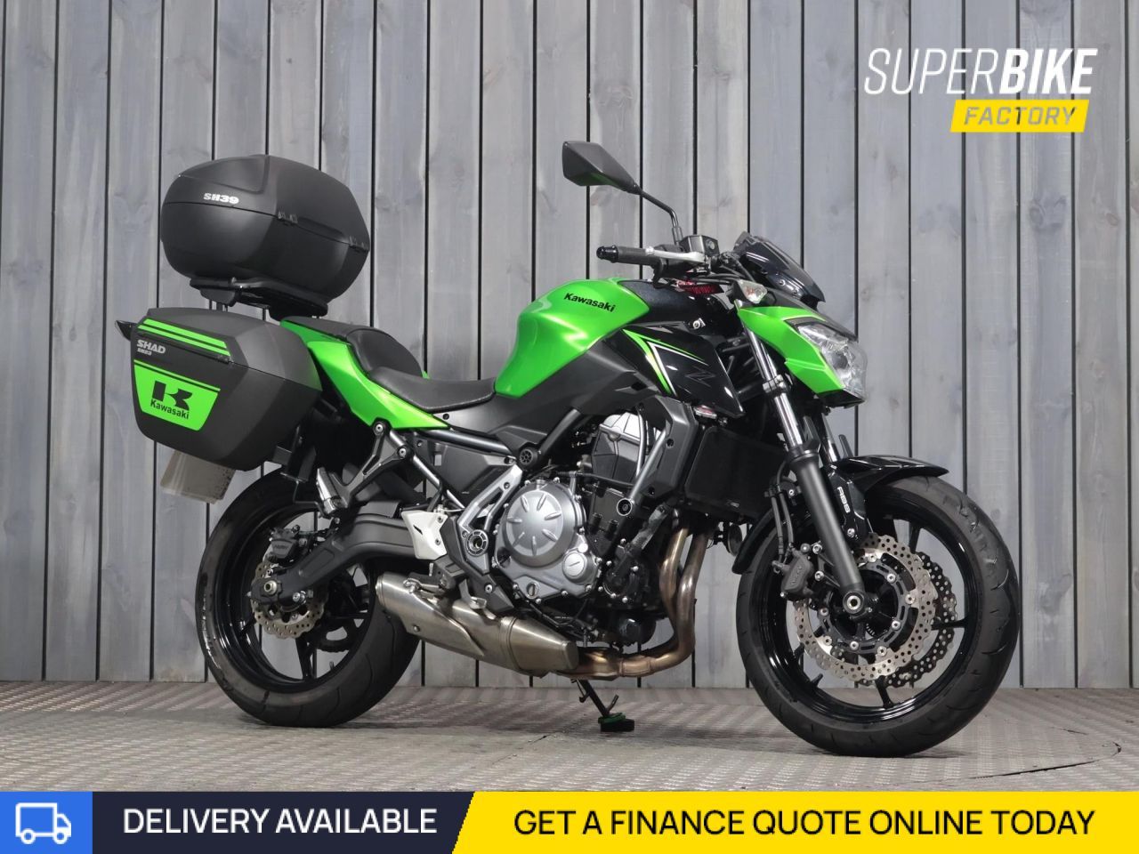 2018 KAWASAKI Z650 GREEN with 3887 miles - Used Motorbikes Dealer ...