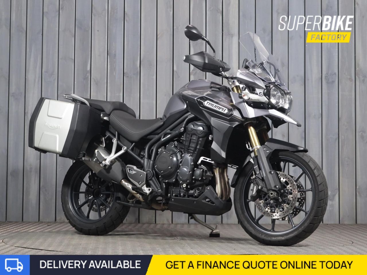 2015 TRIUMPH EXPLORER GREY with 4950 miles - Used Motorbikes Dealer ...