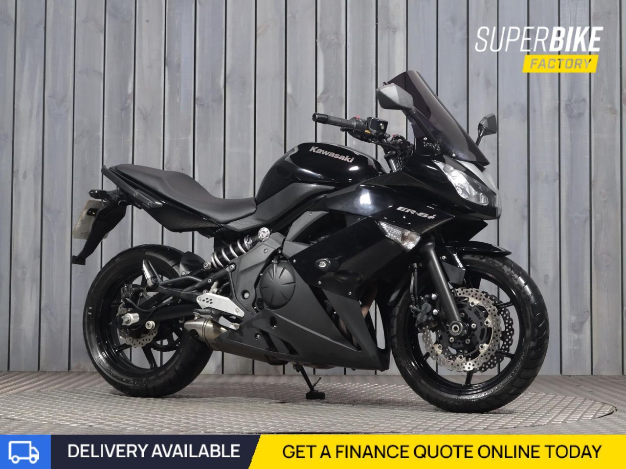 2010 KAWASAKI ER-6F BLACK with 5988 miles - Used Motorbikes Dealer: Cheshire & Donington Park ...