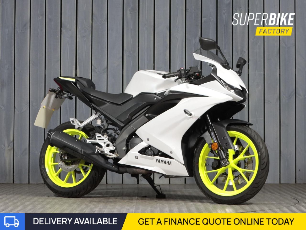 2019 YAMAHA R125 WHITE with 2898 miles - Used Motorbikes Dealer ...