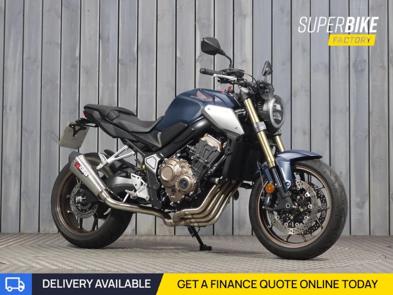 2021 HONDA CB650R BLUE with 460 miles - Used Motorbikes Dealer ...