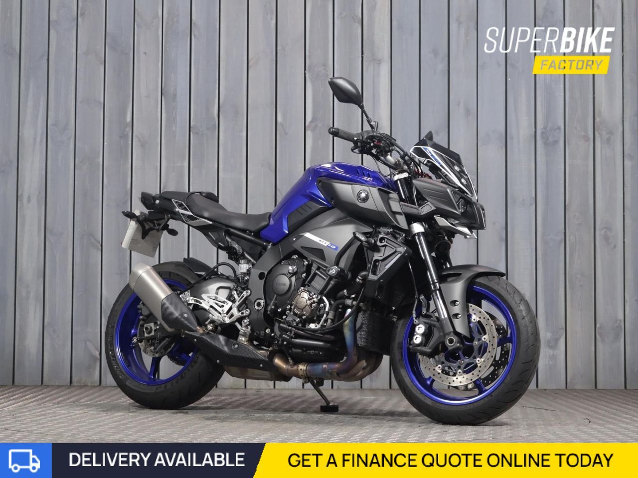 2016 YAMAHA MT-10 BLUE with 11020 miles - Used Motorbikes Dealer ...