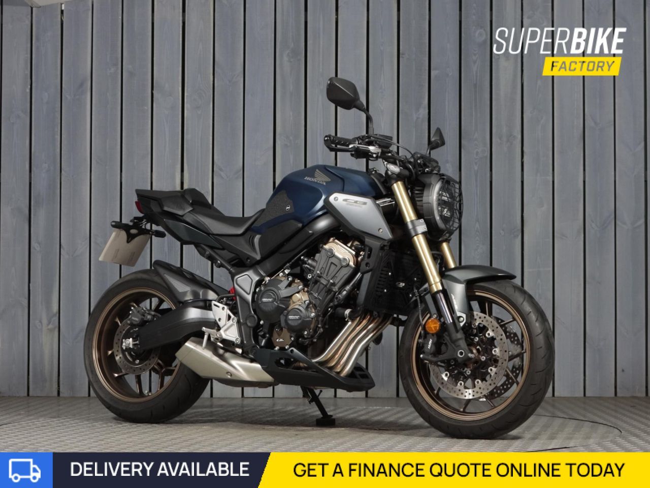 2023 HONDA CB650R BLUE with 3591 miles - Used Motorbikes Dealer ...