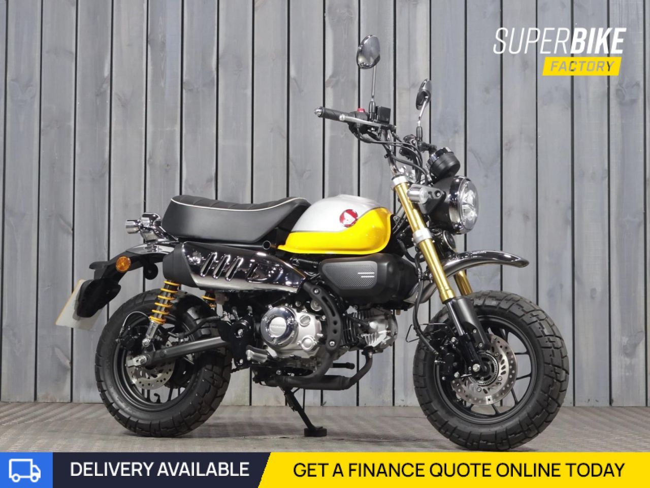 Yellow Honda Monkey – Moto Honda Monkey 2022 – EVMJI