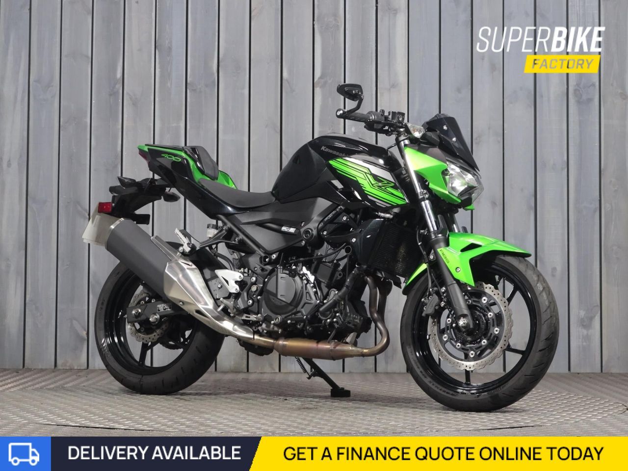 2019 KAWASAKI Z400 GREEN with 3939 miles - Used Motorbikes Dealer ...
