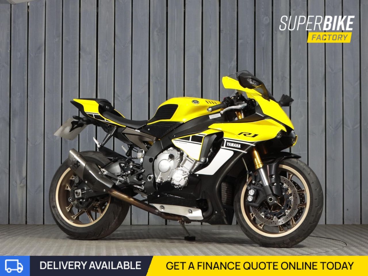 2016 YAMAHA R1 YELLOW with 9626 miles - Used Motorbikes Dealer ...