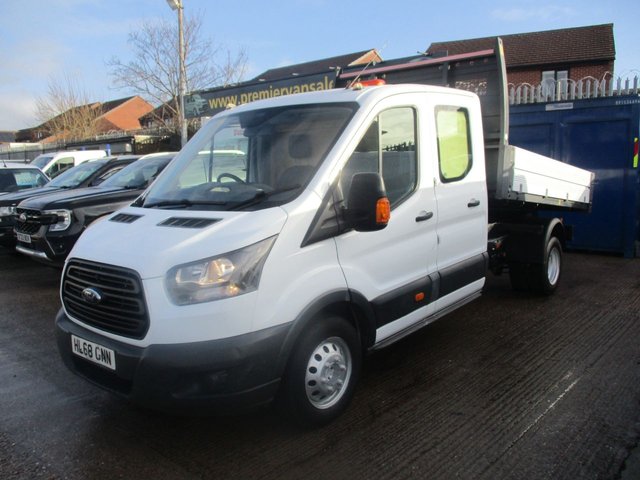 Ford Transit One Way Double Cab Tipper 2.0 350 Ecoblue Rwd L3 H1 Euro 6 ...