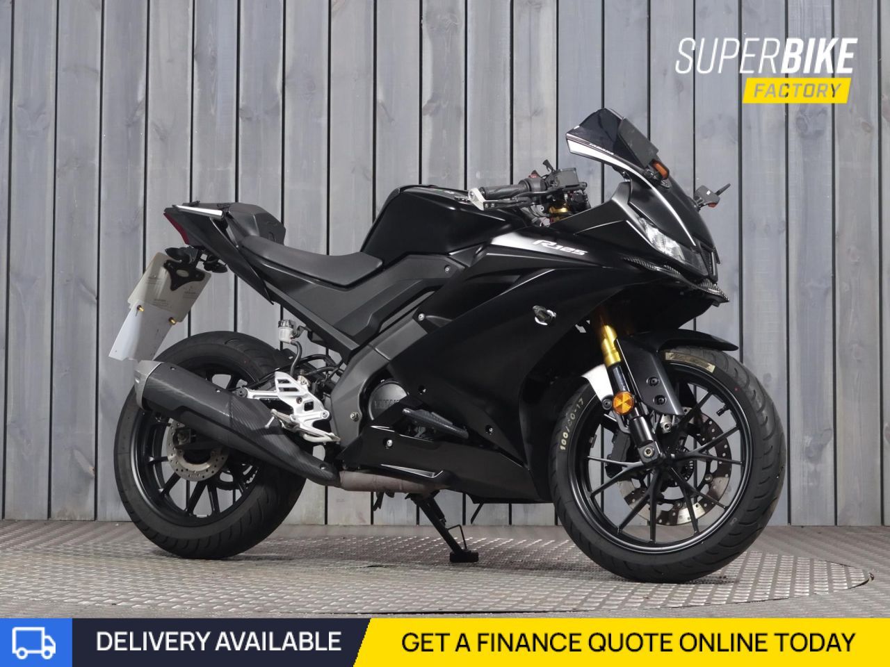 2021 YAMAHA R125 BLACK with 3040 miles - Used Motorbikes Dealer ...