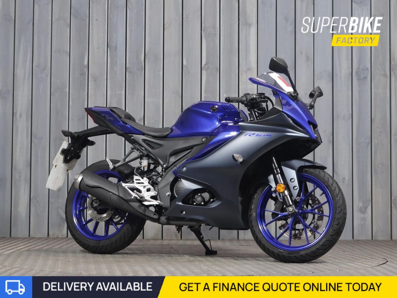 2024 YAMAHA R125 BLUE with 1467 miles - Used Motorbikes Dealer ...