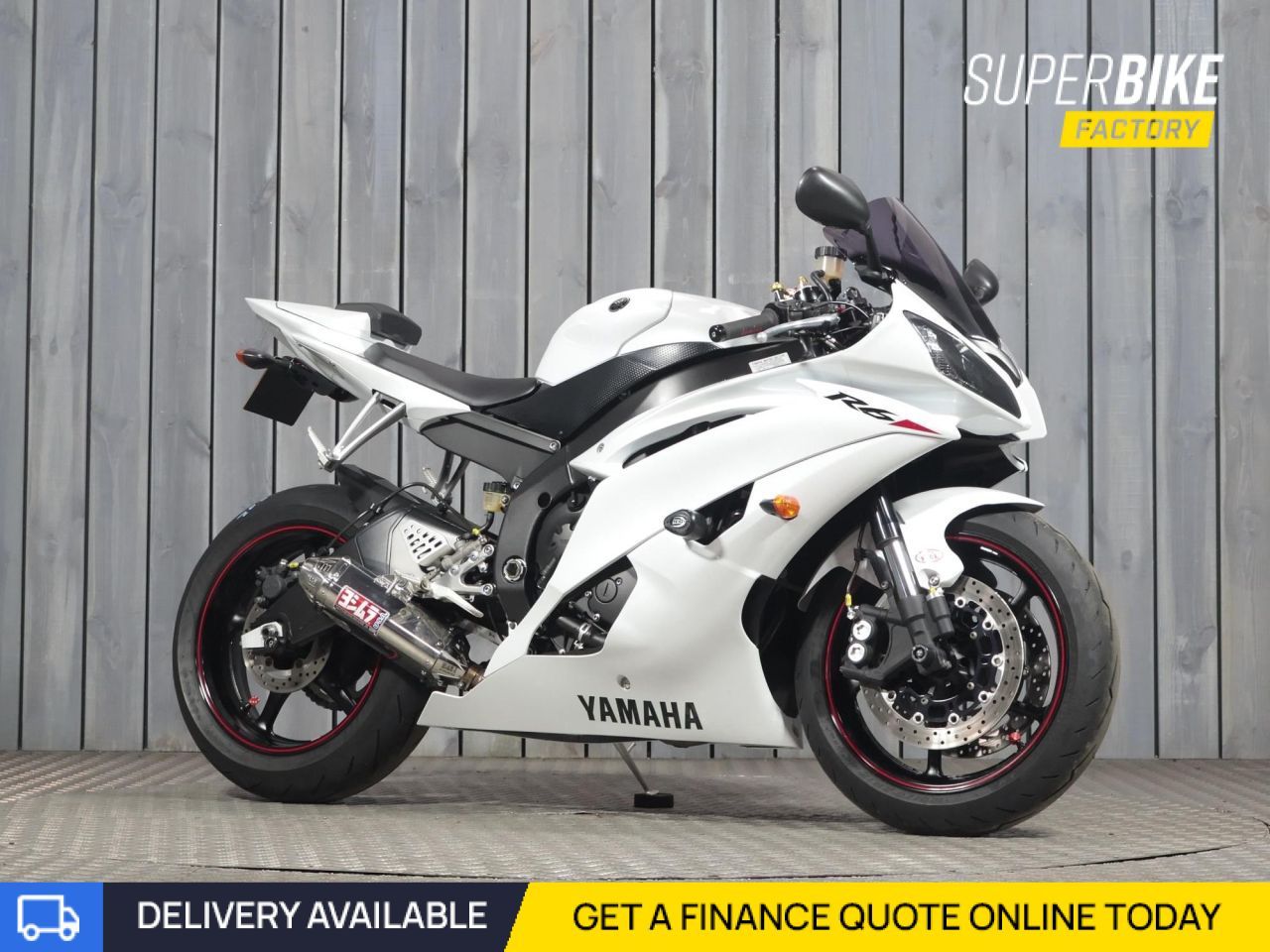 2010 YAMAHA R6 WHITE with 11870 miles - Used Motorbikes Dealer ...