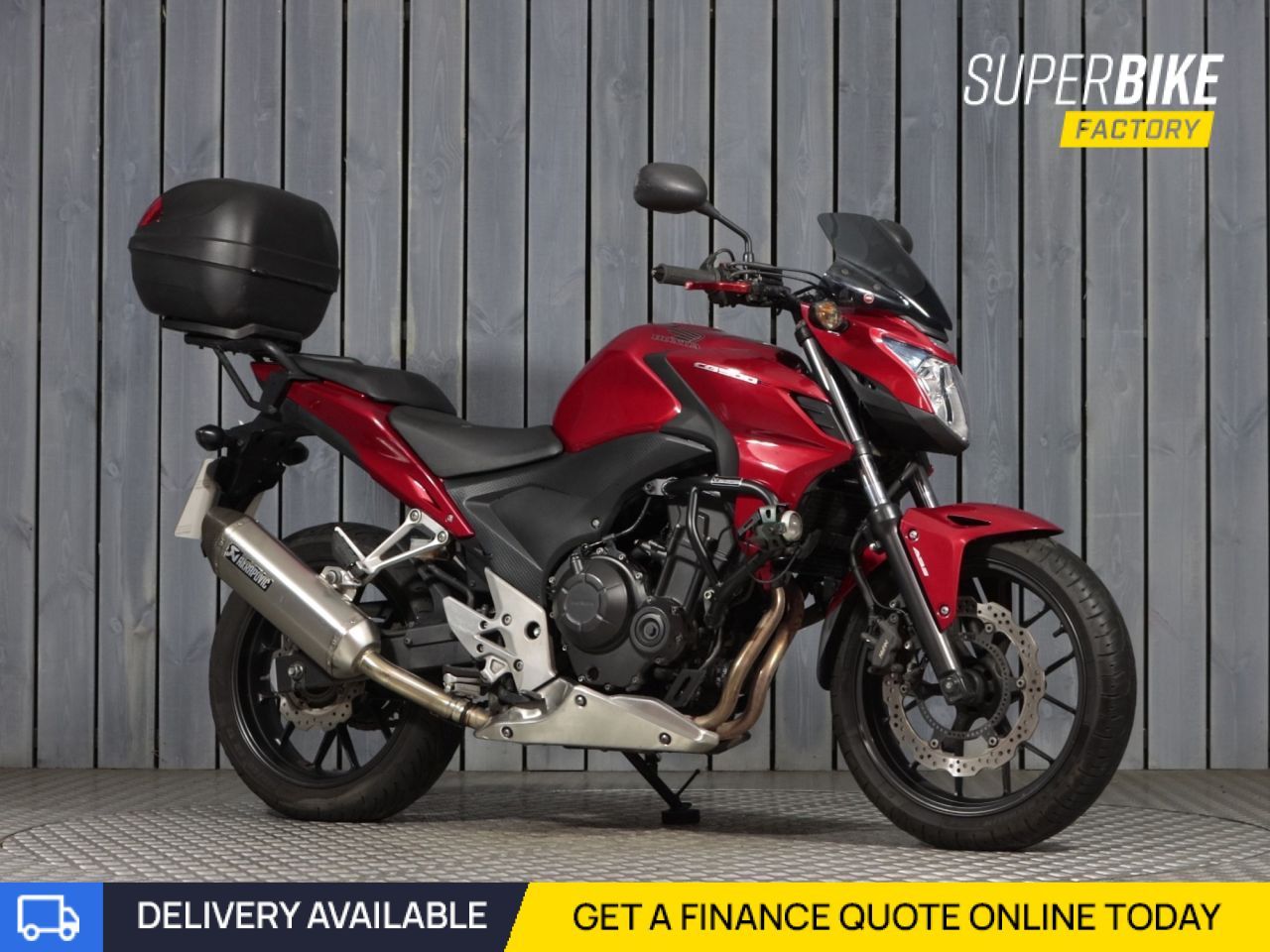 2015 HONDA CB500F RED with 14917 miles - Used Motorbikes Dealer ...
