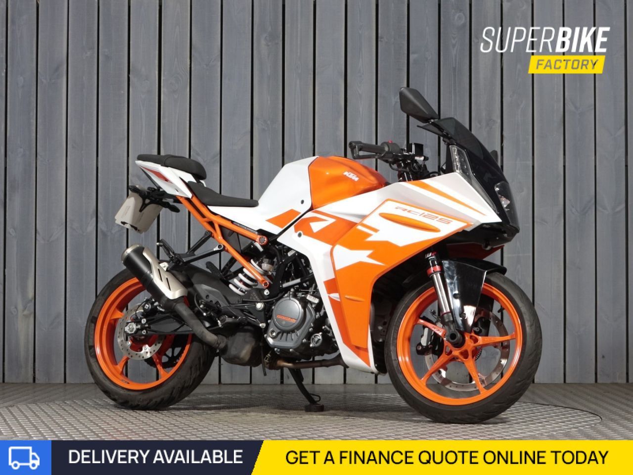 2023 KTM RC 125 WHITE with 1187 miles - Used Motorbikes Dealer ...