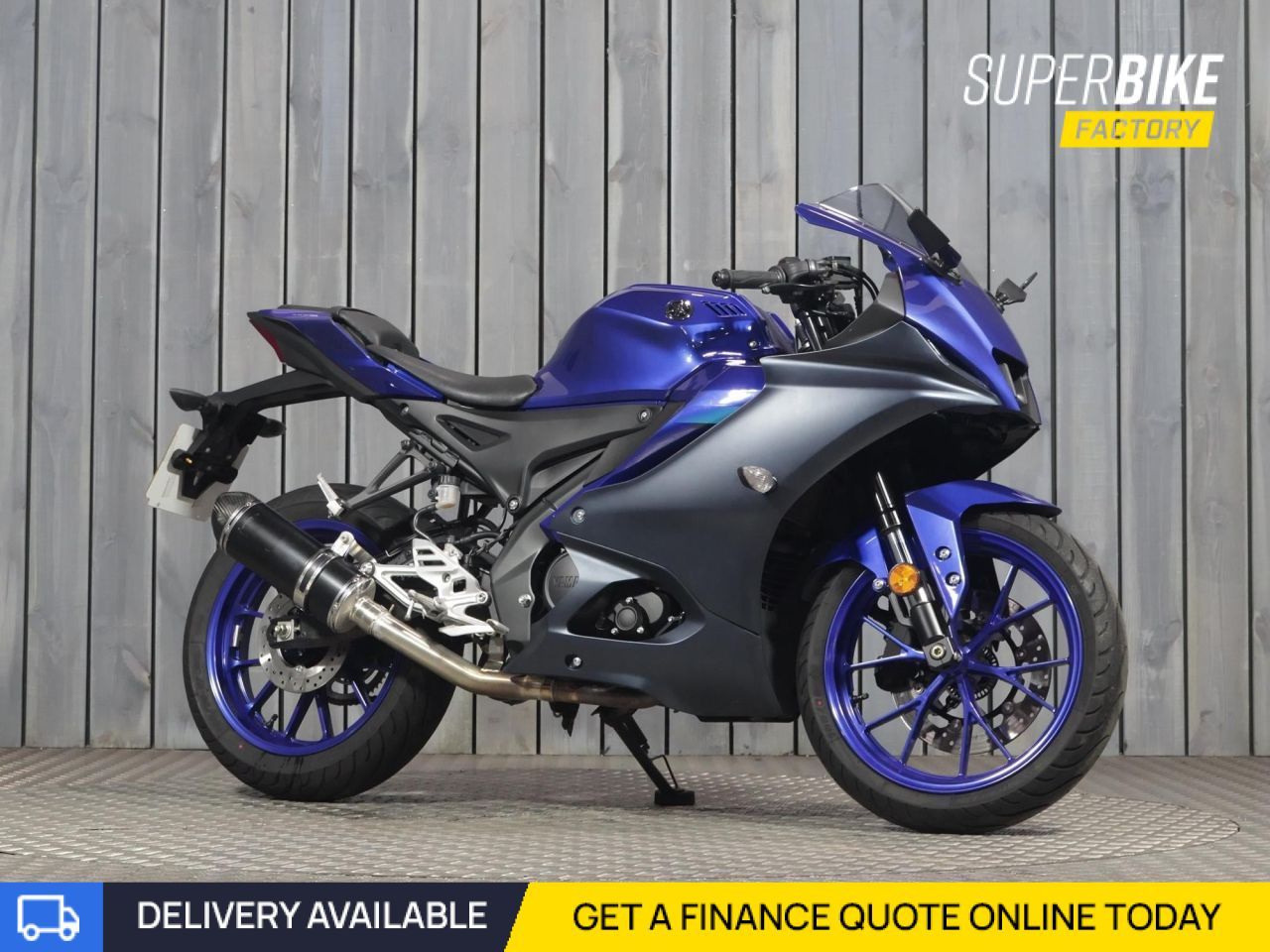 2024 YAMAHA R125 BLUE with 1323 miles - Used Motorbikes Dealer ...