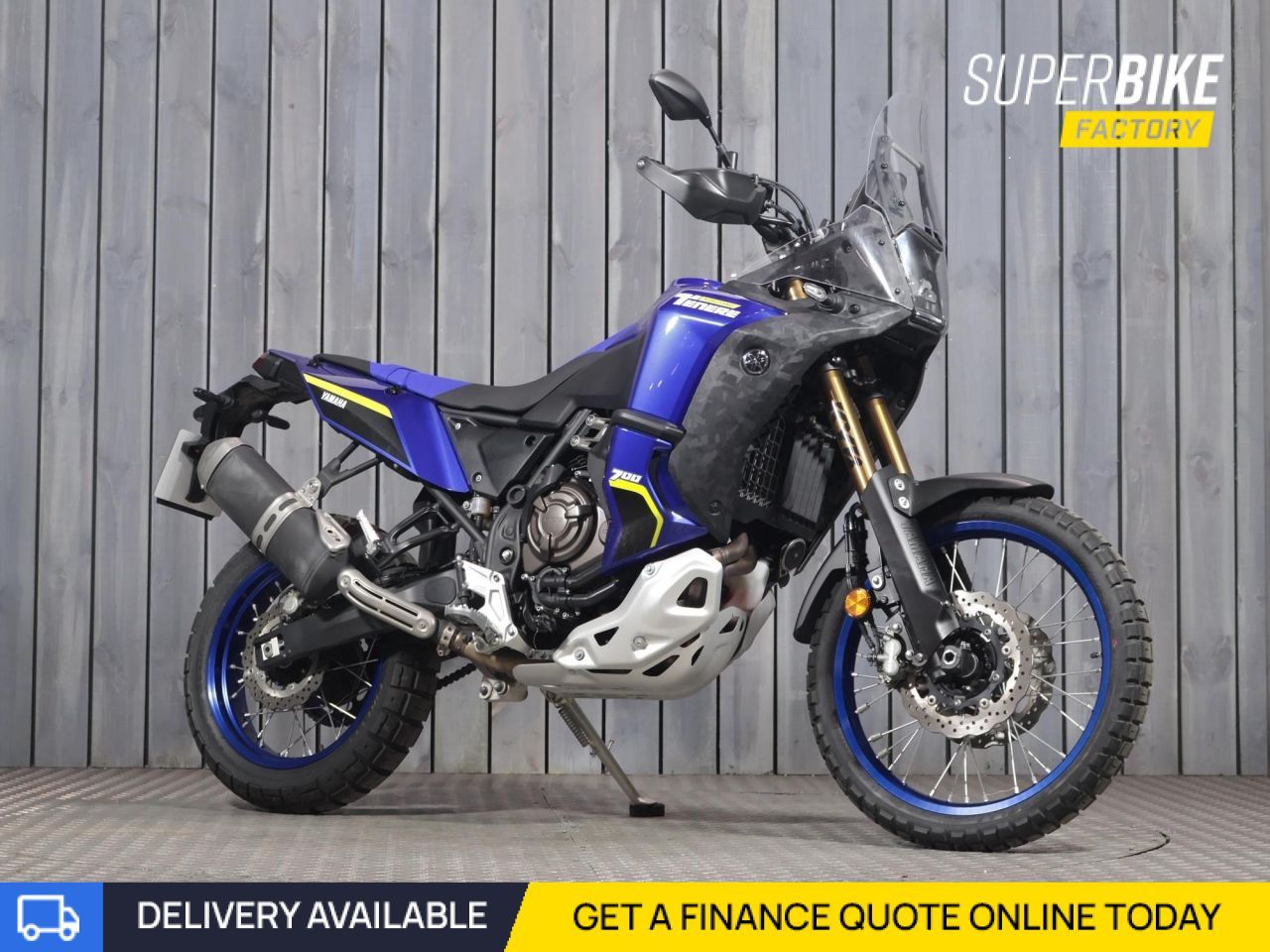 2022 YAMAHA TENERE 700 BLUE with 655 miles - Used Motorbikes Dealer ...