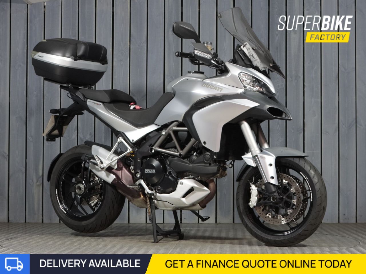 2013 DUCATI MULTISTRADA 1200 SILVER with 14114 miles - Used Motorbikes Dealer: Macclesfield ...