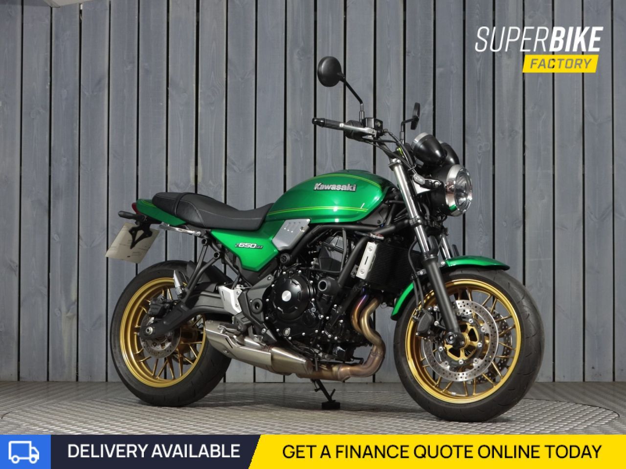 2022 KAWASAKI Z650 GREEN with 3466 miles - Used Motorbikes Dealer ...