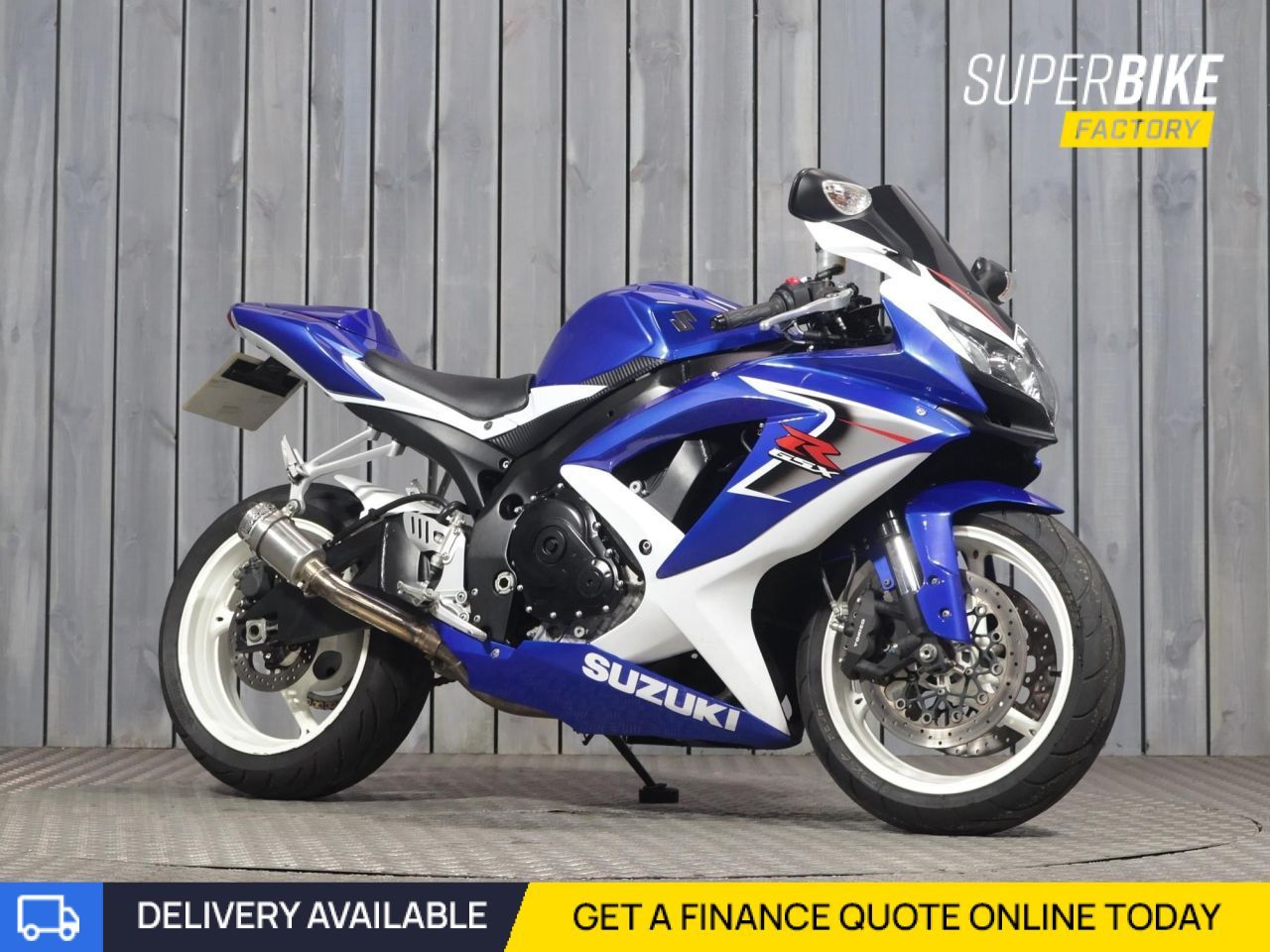2008 SUZUKI GSXR750 BLUE with 8905 miles - Used Motorbikes Dealer ...