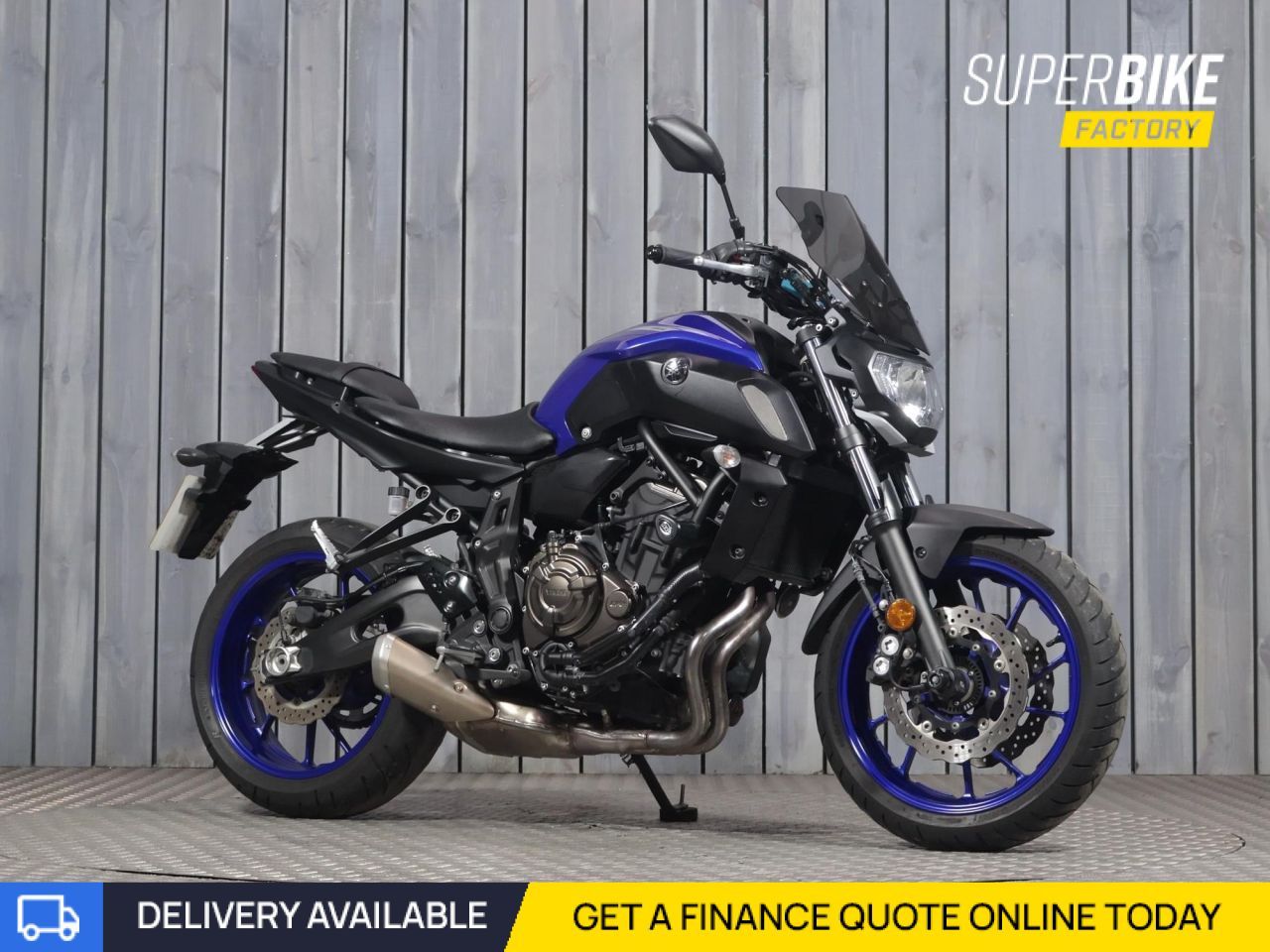 2021 YAMAHA MT-07 BLUE with 5000 miles - Used Motorbikes Dealer ...