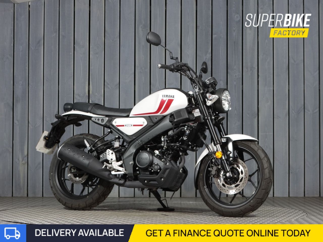 2023 YAMAHA XSR125 WHITE with 1344 miles - Used Motorbikes Dealer ...