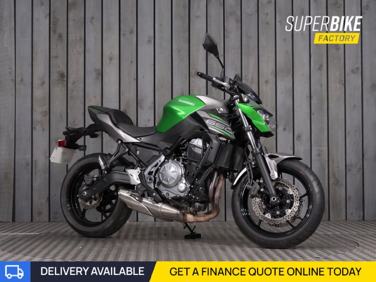 2018 KAWASAKI Z650 GREEN with 7970 miles - Used Motorbikes Dealer ...