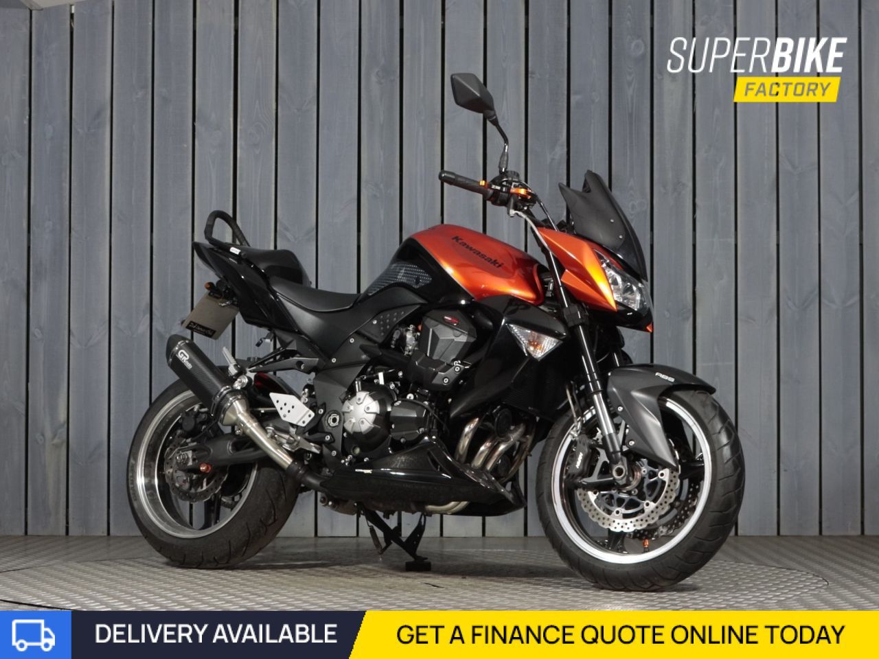 2009 KAWASAKI Z1000 ORANGE with 6673 miles - Used Motorbikes Dealer: Cheshire & Donington Park ...