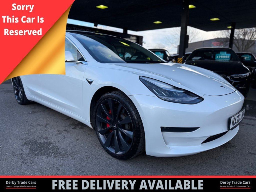 Tesla Model 3 (dual Motor) Performance Saloon 4dr Electric Auto 4WDe ...