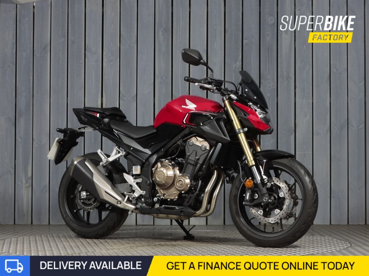 2022 HONDA CB500F RED with 10 miles - Used Motorbikes Dealer ...