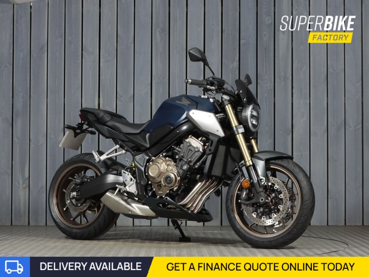 2022 HONDA CB650R BLUE with 4969 miles - Used Motorbikes Dealer ...