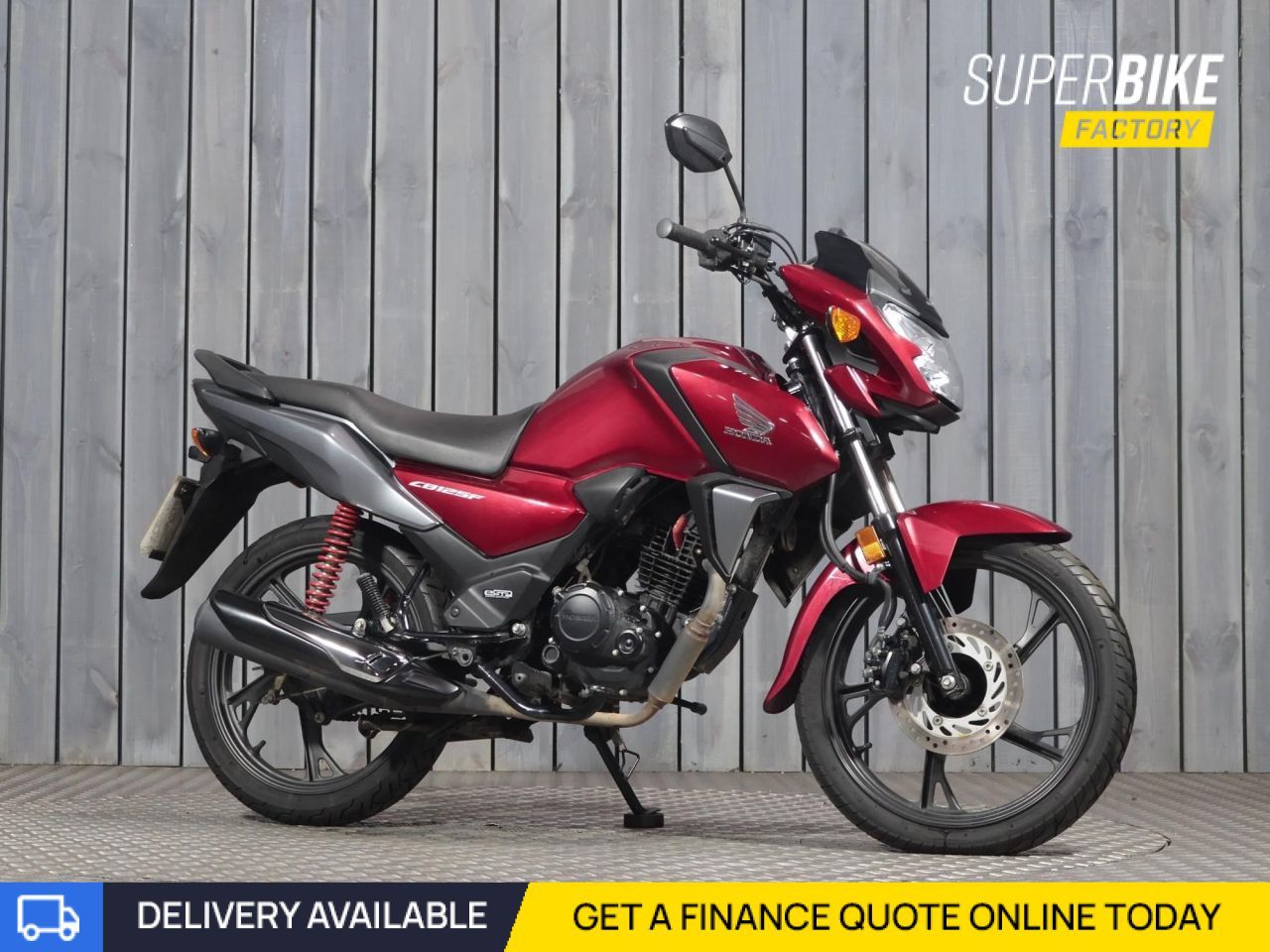 2021 HONDA CB125F RED with 1571 miles - Used Motorbikes Dealer ...