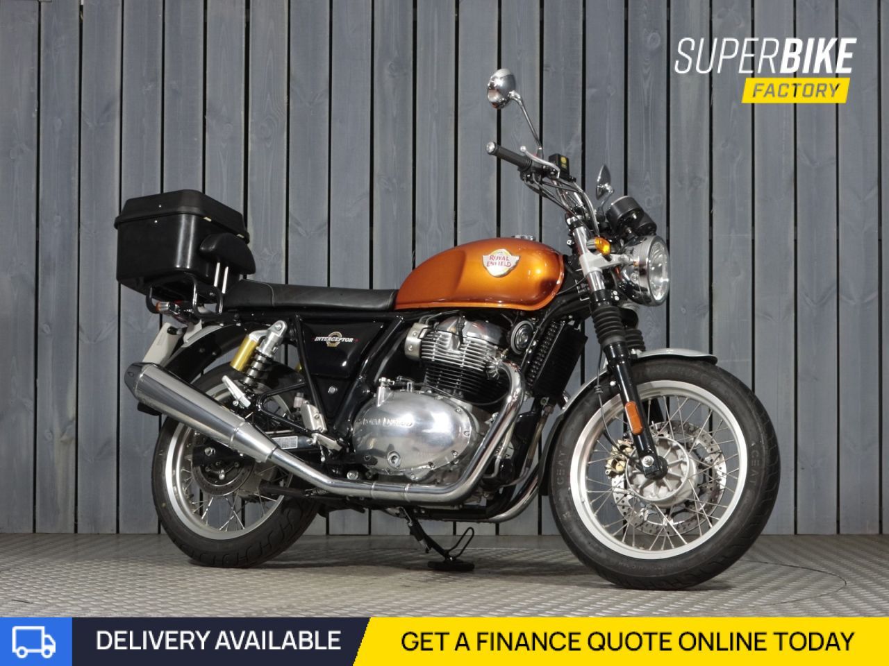 2022 ROYAL ENFIELD INTERCEPTOR 650 BLUE with 3017 miles - Used ...