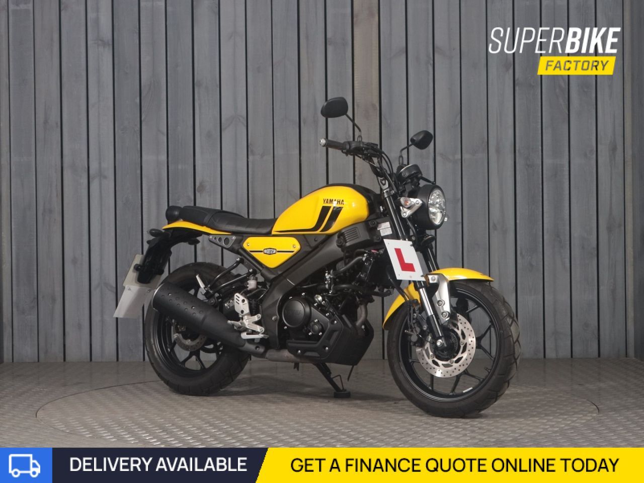 2021 YAMAHA XSR125 YELLOW with 2102 miles - Used Motorbikes Dealer ...